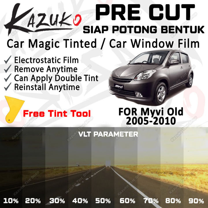 Car Window Magic Tinted Magic Tint Kereta Ikut Bentuk Cermin Glass ...