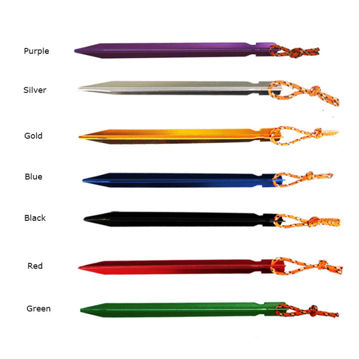 Ranpo 18cm Aluminium Alloy Y Shape Ultralight Tent Peg Stake Camping ...