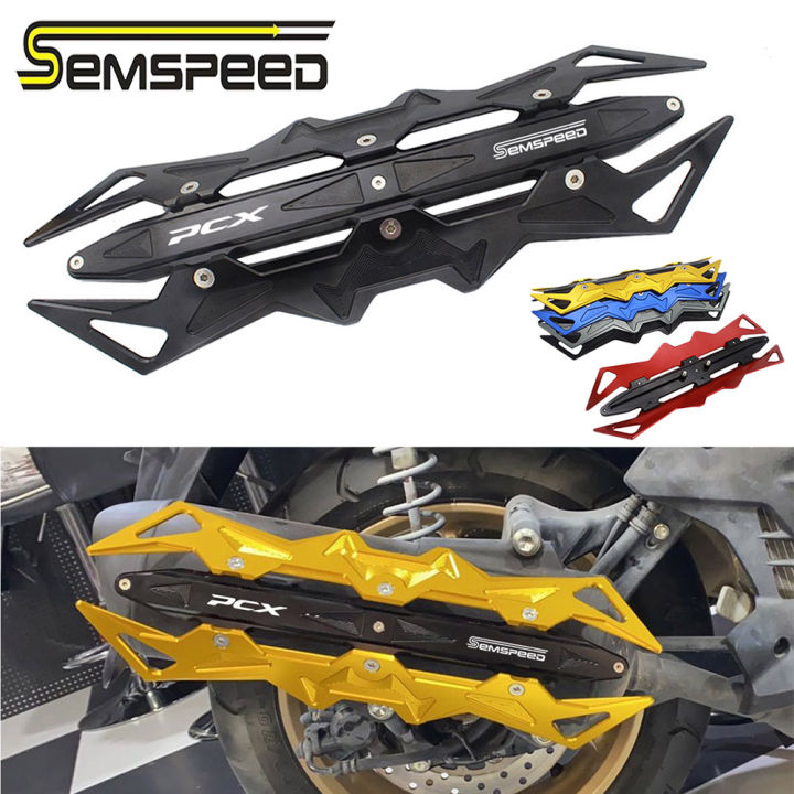 SEMSPEED For Honda PCX 150 125 160 PCX160 2012-2023 2024 Motorcycle CNC Rear Exhaust Muffler ...