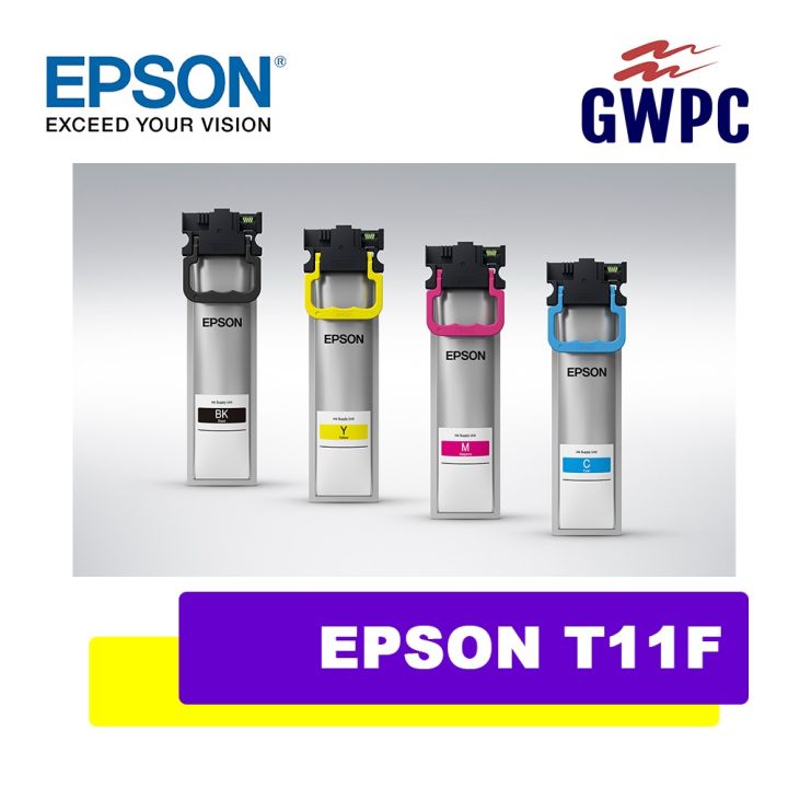 Epson T11F T11H Genuine ink Cartridge for WF C5390 and C5890 | Lazada PH
