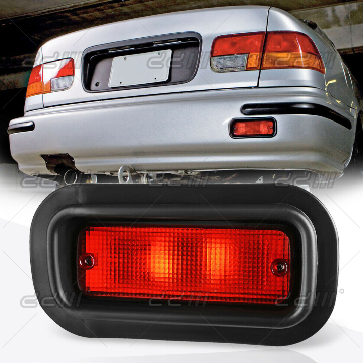 Rear Bumper Fog Light Fog Lamp Honda Civic SR4 SR4 SH4 EF EG EG6 EG9 EK ...
