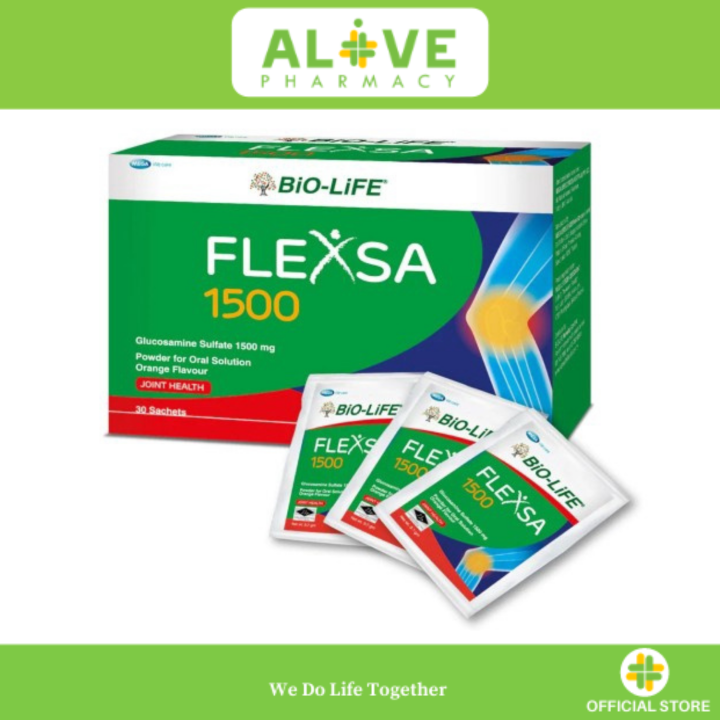 BIO-LIFE FLEXSA 1500MG GLUCOSAMINE (30's x 2) | Lazada