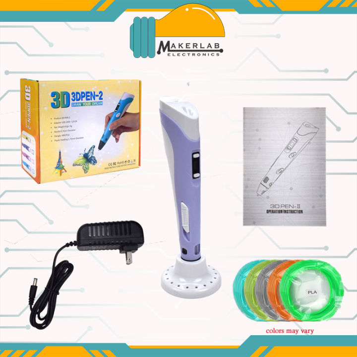 3D Pen Digital Display Intelligent Printing Pen Making Doodles Graffiti ...