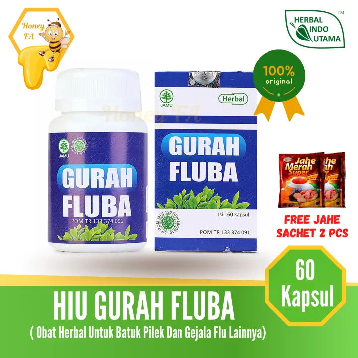 HIU GURAH FLUBA | Obat Kapsul Gurah dan Batuk | Lazada Indonesia
