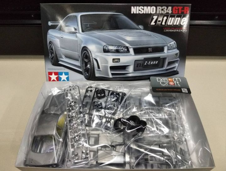 TAMIYA 1/24 NISMO R34 GT-R Z-Tune (โมเดลรถยนต์ Model DreamCraft) | Lazada.co.th