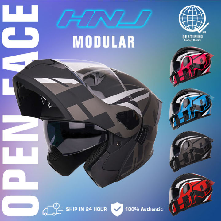 HNJ 937-1 Modular Helmet Motorcycles Full Face Modular Helmet With Dual ...