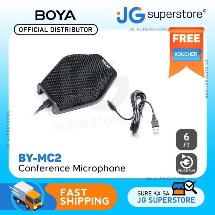 Boya BY-MC2 USB Condenser Desktop Conference Computer Microphone for ...