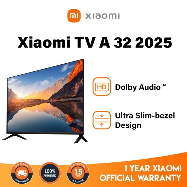 Xiaomi TV a 2025 32 inch smart TV HD TV Dolby audio dts-x premium metal ...