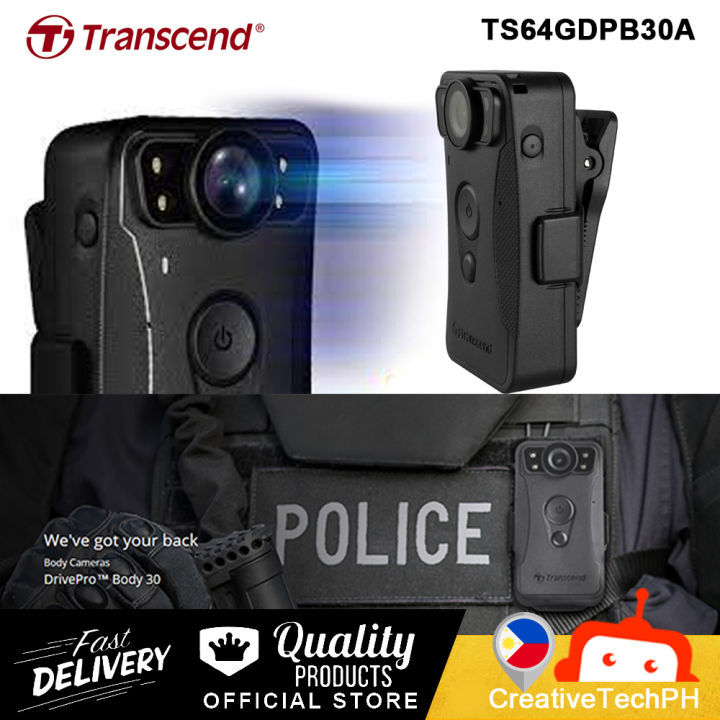 Transcend DrivePro Body 30 | Body Camera | Body CCTV Camera | Camera ...
