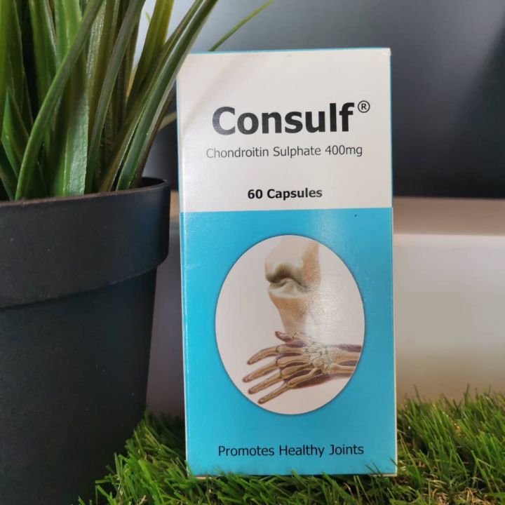 Consulf Chondroitin Sulphate 400mg 60's EXP:09/24 | Lazada