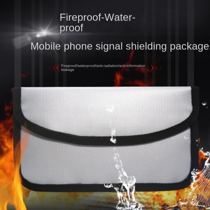 Faraday Bag for Phones - Block GPS/Cell Signal, Fire/Water Resistant ...
