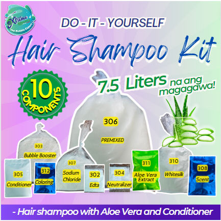 Extreme Blooms DIY Hair Shampoo Kit with Aloe Vera 7.5Liters Yield ...