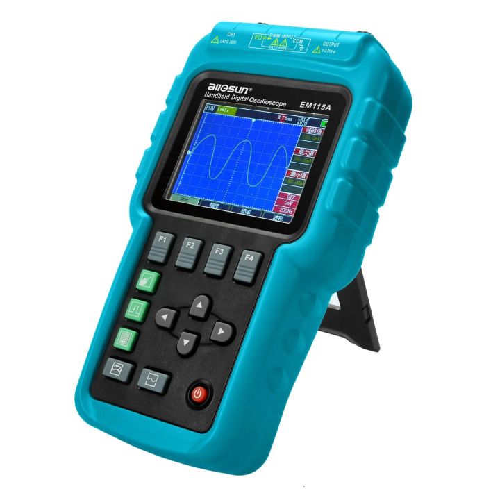 Allsun EM115A Oscilloscope 50MHZ Handheld Oscillograph 3 in 1 Multi ...