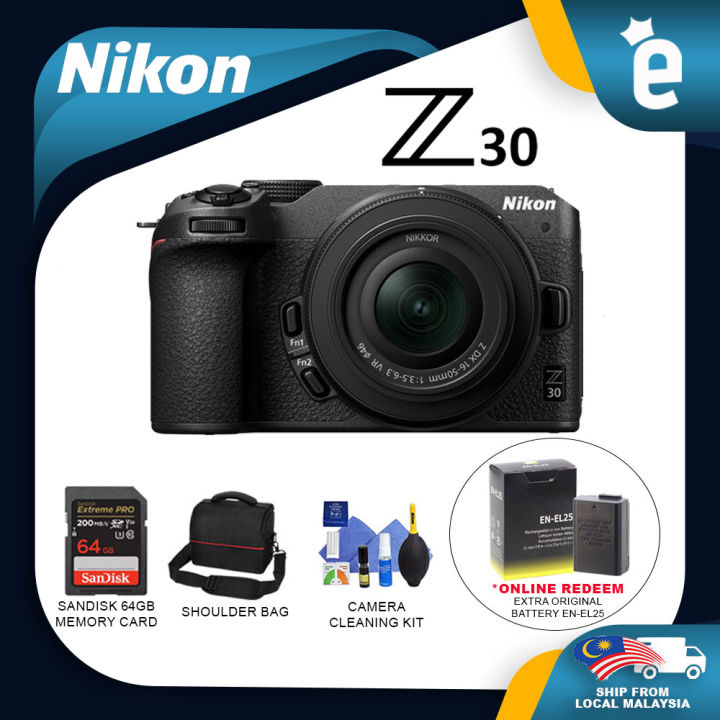 NIKON Z30 Mirrorless Camera NIKKOR Z DX 16-50mm & 50-250mm Nikon ...