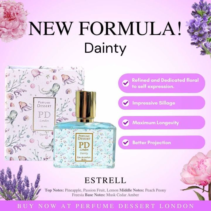 OFFICIAL DISTRIBUTOR Original Perfume Dessert DAINTY 30ml EDP | Lazada PH