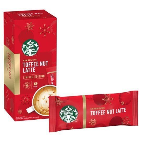 STARBUCKS Toffee Nut Latte Limited Edition Premium Instant Coffee Mix ...