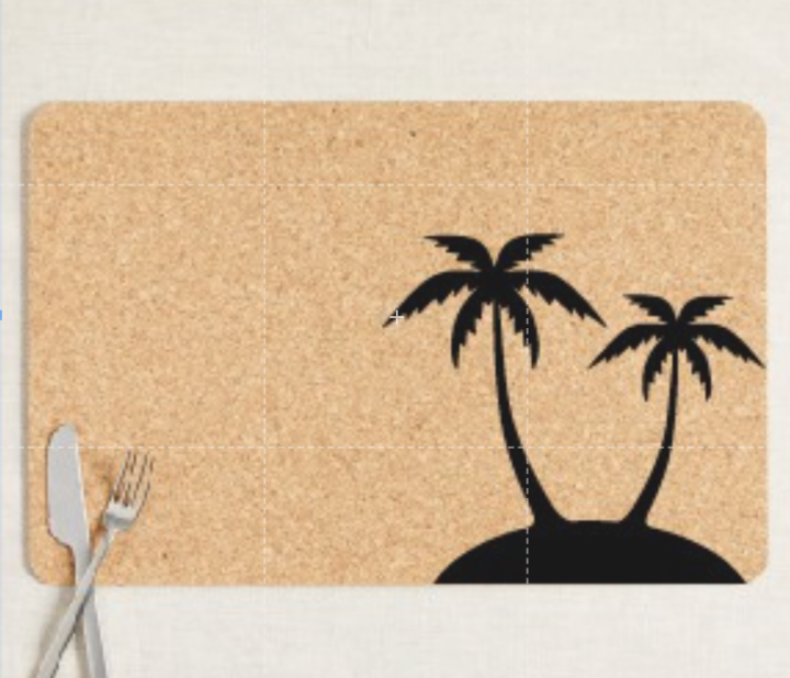 Coconut Tree Cork Placemat | Lazada PH