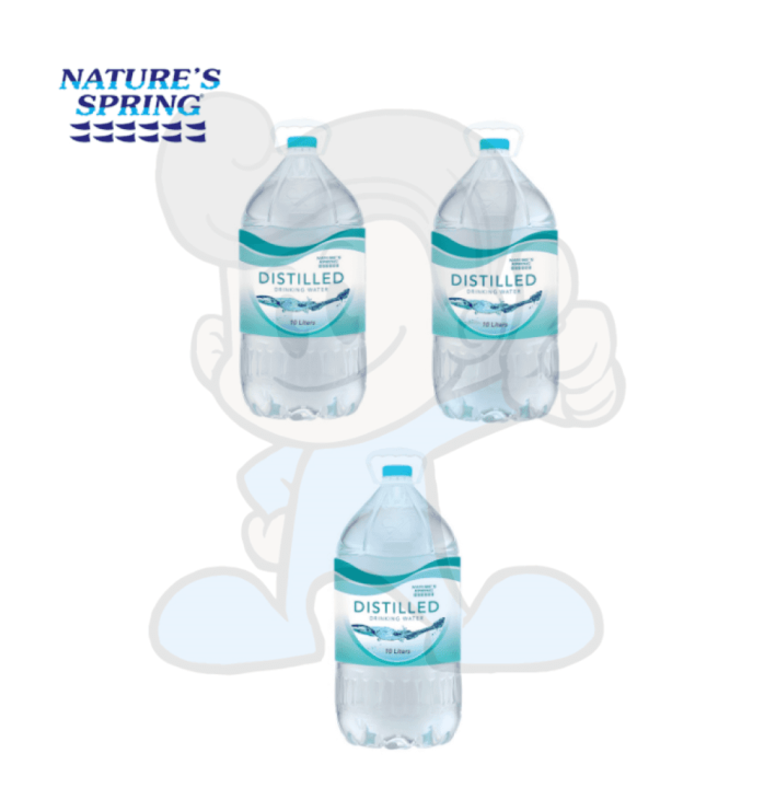 Nature's Spring Distilled Drinking Water (3 x 10L) | Lazada PH