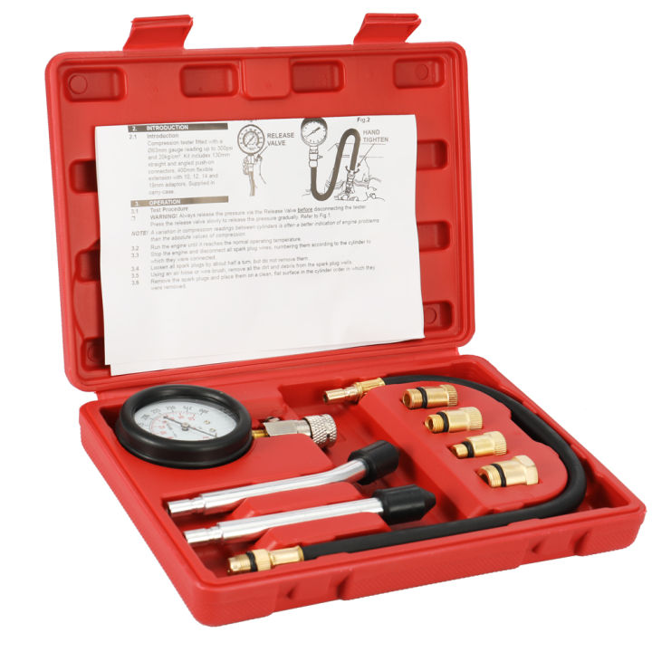 Engine Compression Tester Auto Petrol Gas Engine Cylinder Automobile ...