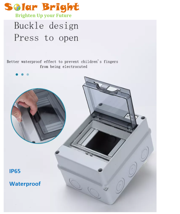 IP65 Waterproof Surface Mount ABS Plastic MCB Distribution 2 5 8 12 15 ...