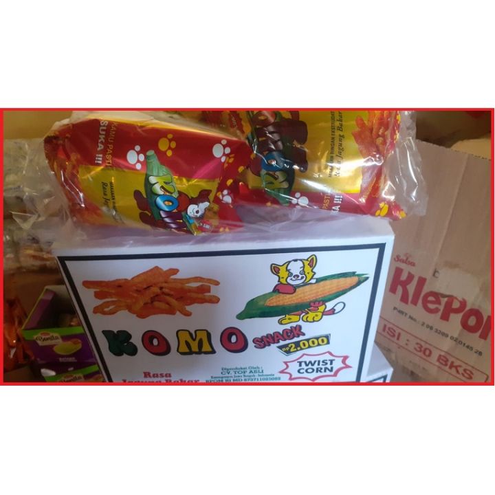 Snack komo 2000 an 1 pack isi 10 | Chiki legendaris sepanjang jaman ...