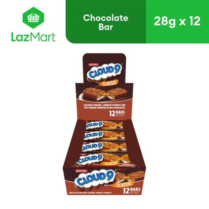 CLOUD 9 Classic Chocolate Bars 28g x 12 | Lazada PH