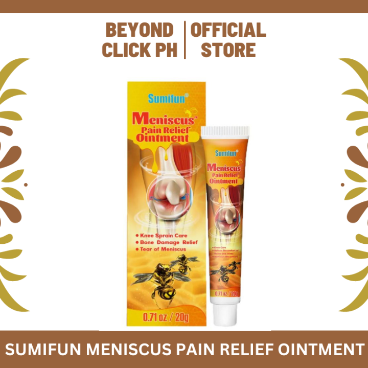 Sumifun 20g Meniscus Pain Relief Ointment for Knee Sprain Care, Bone ...