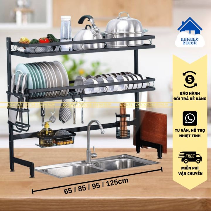 🚛 🆓 Kệ Để Bát Đĩa Đa Năng Thông Minh Giá Để Đồ Chén Đĩa Trên Bồn Rửa