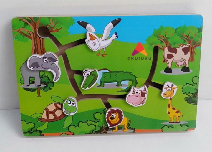Papan permainan maze anatomi hewan Mainan edukasi anak | Lazada Indonesia