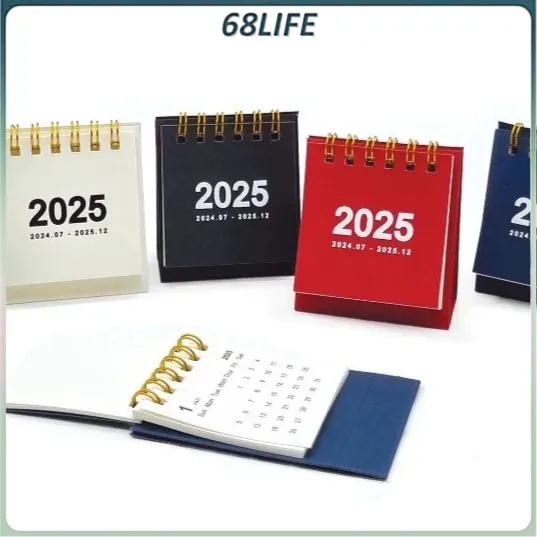 [M'sia Stock] 2025 Small Simple Ins Mini Calendar Desktop Calendar ...