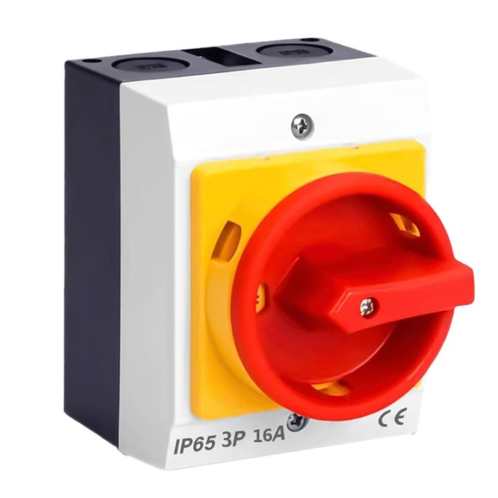Main Switch Circuit Breaker 16A 3 Pin Industrial Outdoor Switch for ...