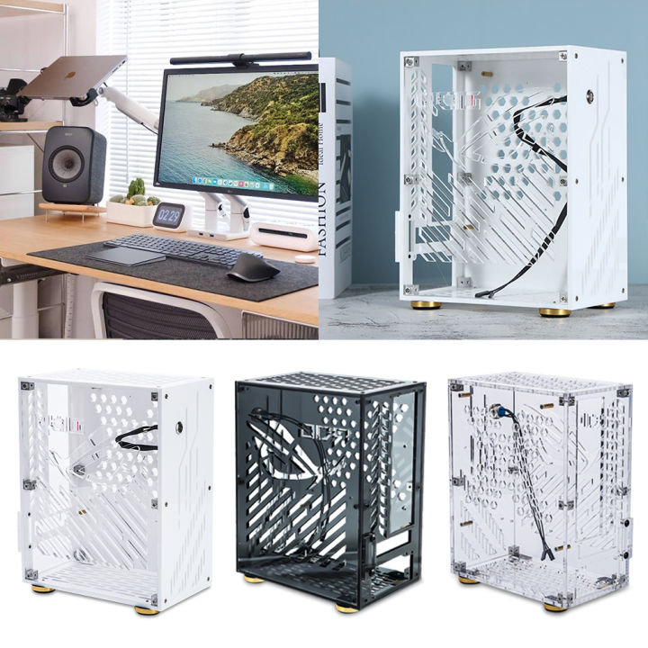 Mini PC Chassis 4.3L FLEX 1U Power External Display Host Kit Computer ...