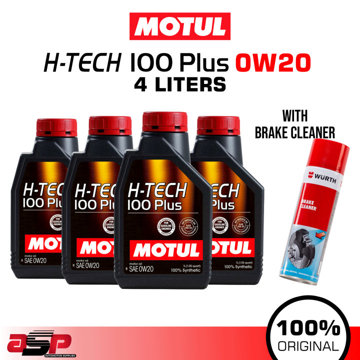 Motul H-Tech 100 Plus 0W-20 Fully Synthetic / 100% Synthetic Gasoline ...