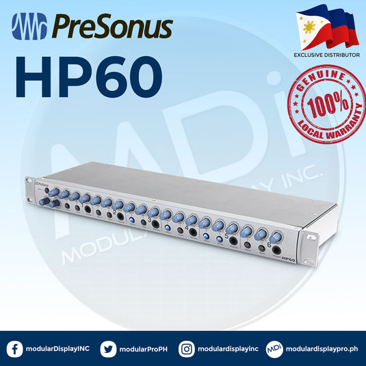 PreSonus HP60 6-Channel Headphone Mixing Systems | Lazada PH