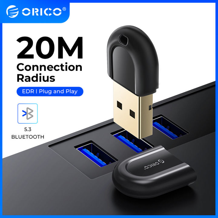 ORICO USB Bluetooth Dongle 5.3 Adapter Music Audio Receiver Transmitter ...