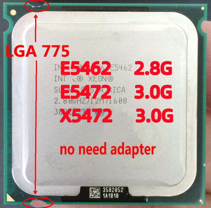 Bộ Xử Lý XEON E5462 E5472 X5472 Lõi Tứ 4 Nhân 1600Mhz CPU Máy Tính Để Bàn Tương Đương Với LGA775 ...