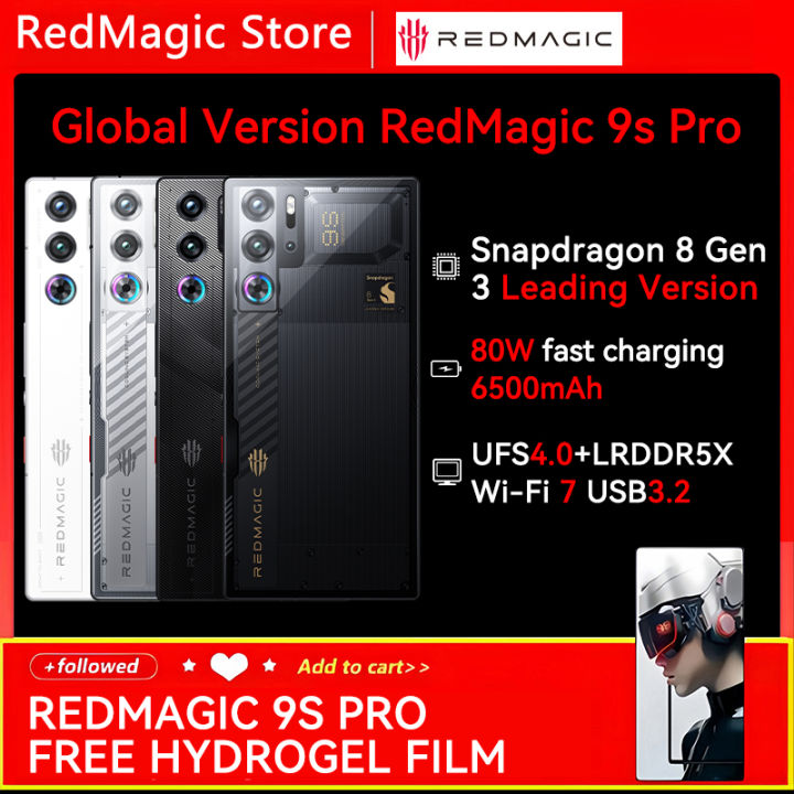 Global Version Redmagic 9S Pro NX769J 12+256/16+512 Sleet/Frost/Cyclone/Snowfall【One-year ...
