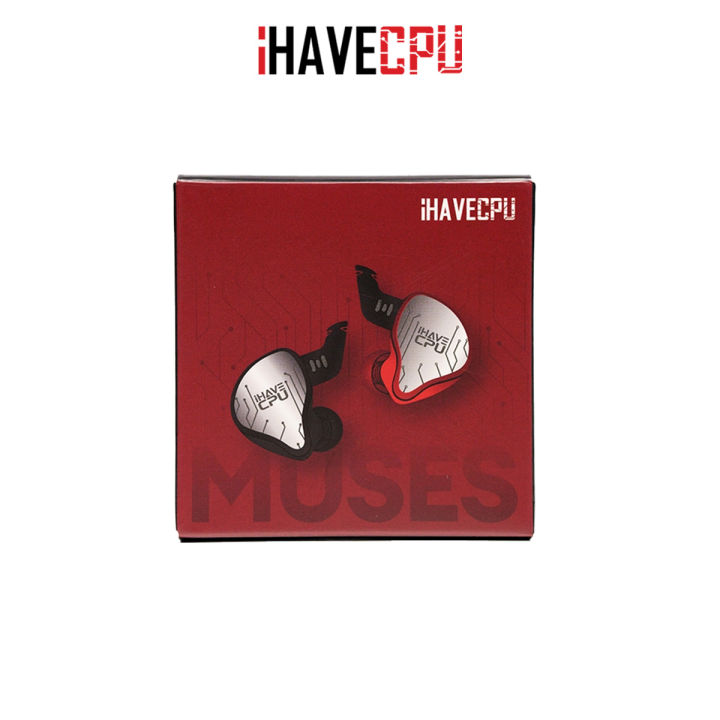 iHAVECPU HEADSET (หูฟัง) iHAVECPU MUSES WITH MIC (BLACK/RED) | Lazada.co.th