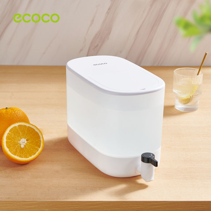 Ecoco Water Jug with Faucet Juice Dispenser 4L Refrigerator Cold Kettle ...