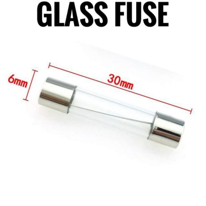 1pc 6x30mm Glass Fuse .5A 1A 2A 3A 5A 10A 15A 20A 30A 250V Fast Blow Fuses F1AL250V F10AL250V ...