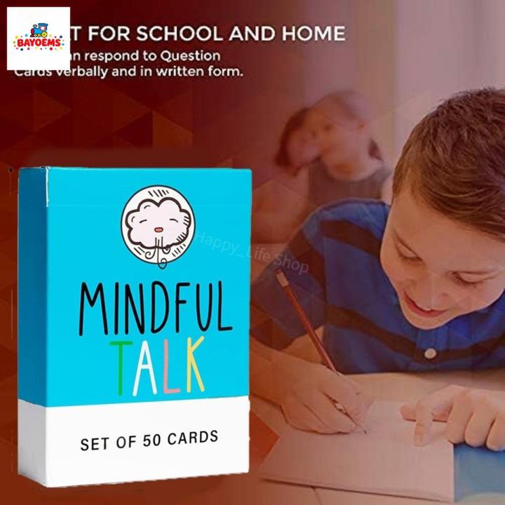 Mindfulness Game for Kids,Mindful Talk Cards for Children and Parents ...