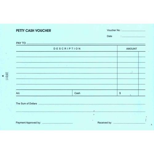 U-Grade Blue Petty Cash Voucher Pad of 100 | Lazada Singapore