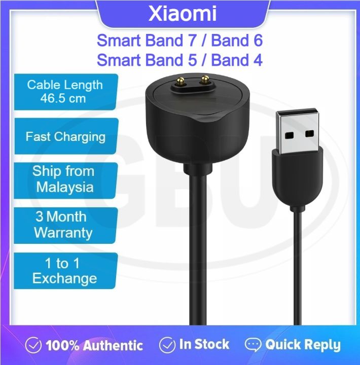 Xiaomi Mi Smart Band 7 / Band 6 / Band 5 / Band 4 USB Magnetic Charger ...