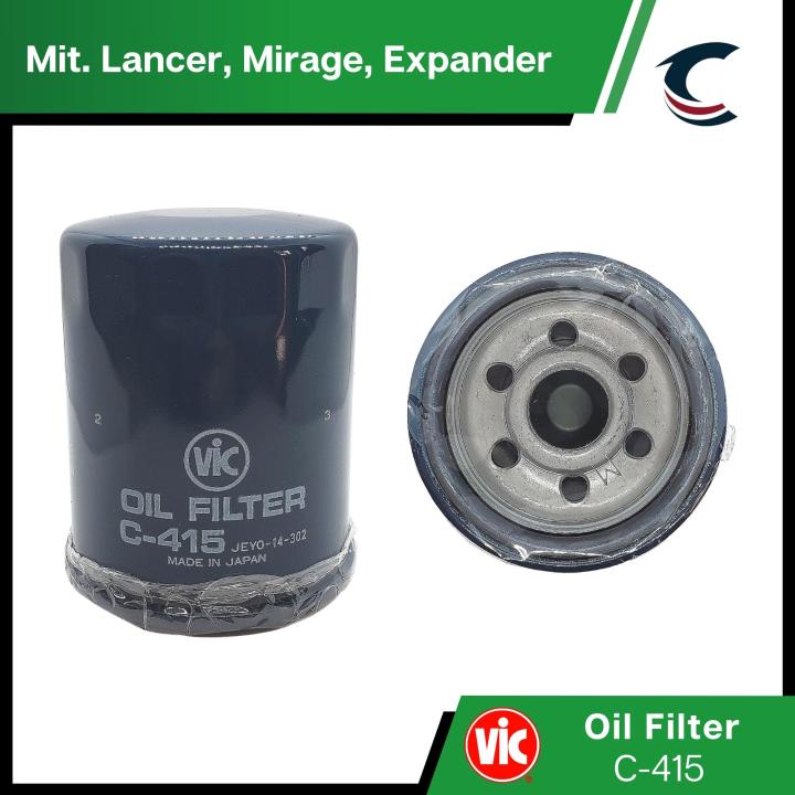 VIC Oil Filter Japan (C-415) for Mit. Lancer, Mirage, Expander | Lazada PH