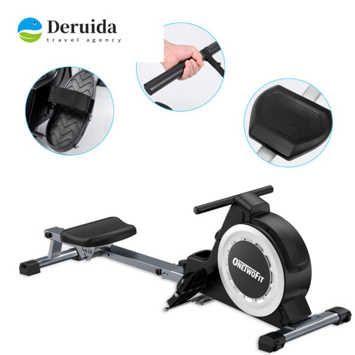 Foldable Rowing Machine Spin Bike 16 Levels Of Adjustable Magnetic ...