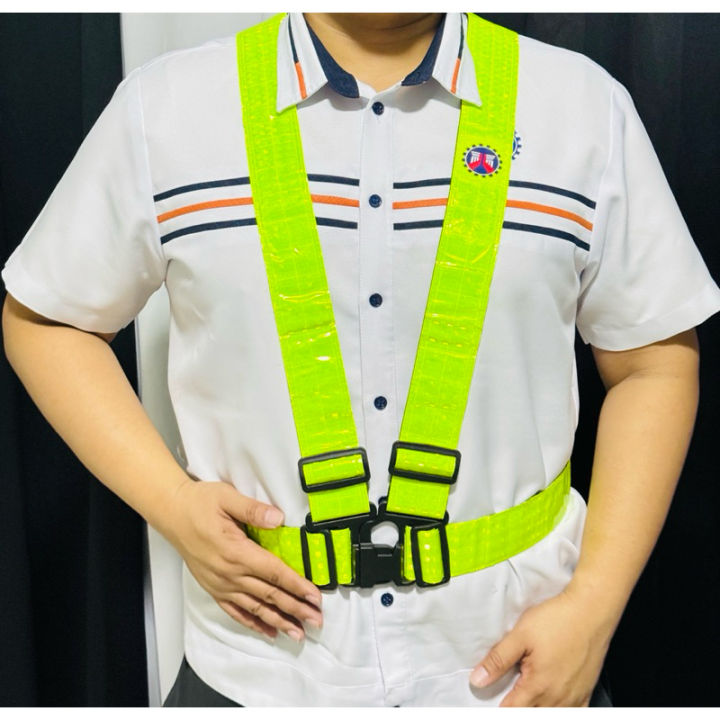 Reflectorized Safety Adjustable Vest with DPWH logo | Lazada PH