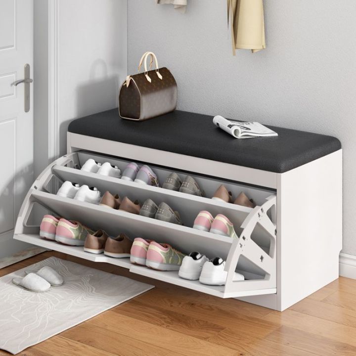 Shoe Rack Household Entrance Shoe Stool Simple Shoe Bench ...
