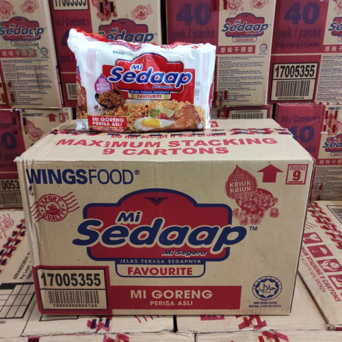 Mi Sedap Mi Goreng Perisa Asli 90g x 5 x 8 packs/Carton | Lazada
