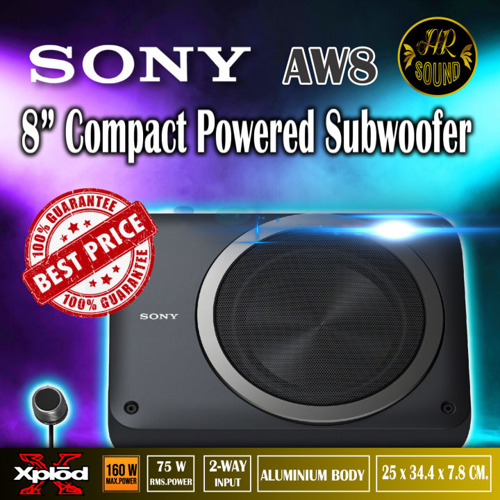 สินค้าแนะนำ !!!! SONY XS-AW8 CAR ACTIVE SUBWOOFER BASSBOX ซับบ๊อกซ์ ...