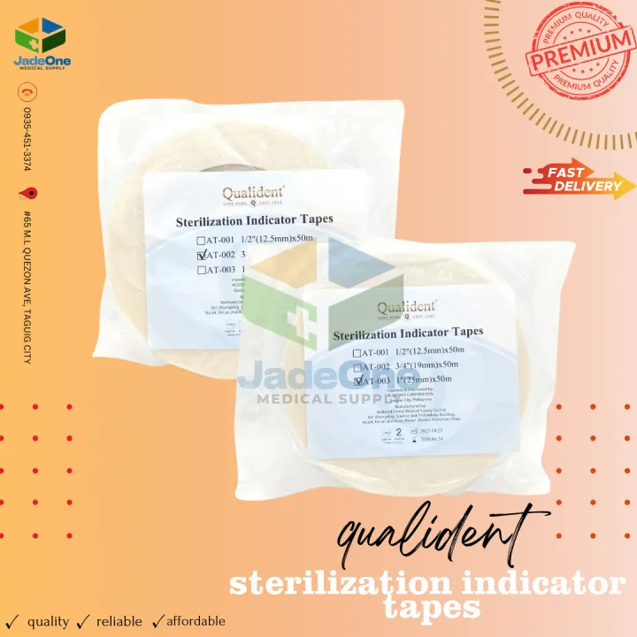 QUALIDENT Sterilization Indicator Tapes | Lazada PH